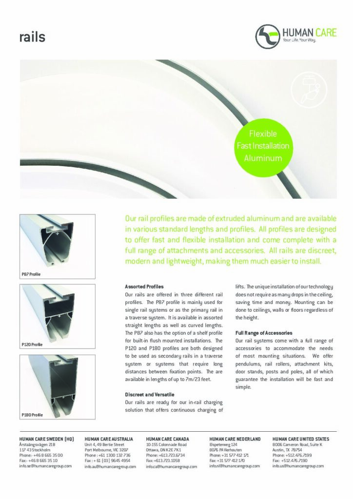 Rail Options - Human care USA