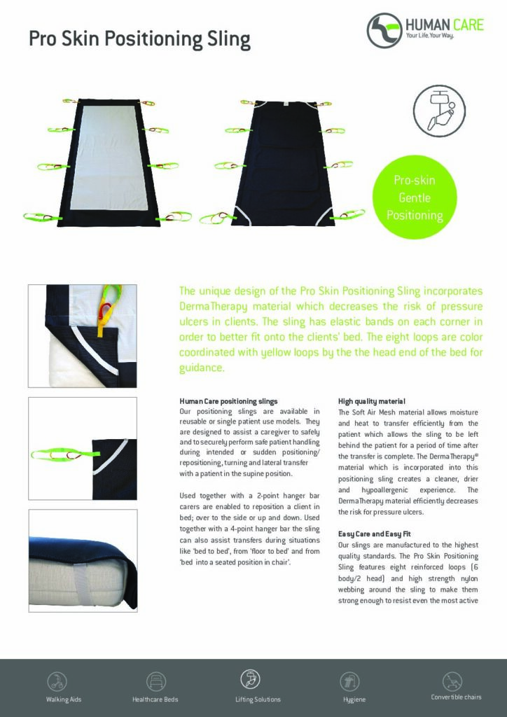 Pro Skin Positioning Sling - Human Care USA